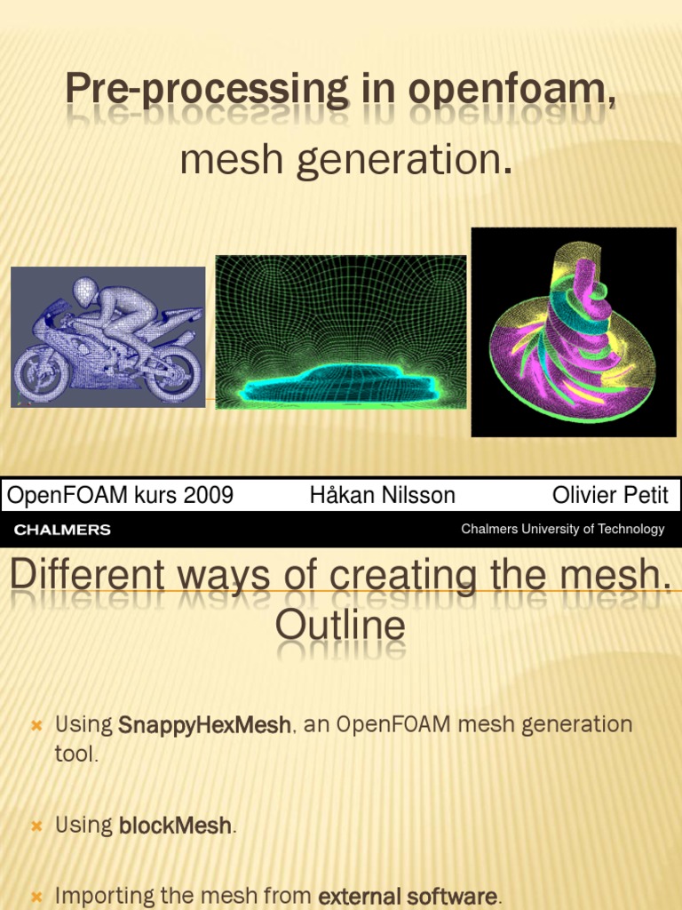Openfoam Mesh Generation | PDF | Areas Of Computer Science | Computing