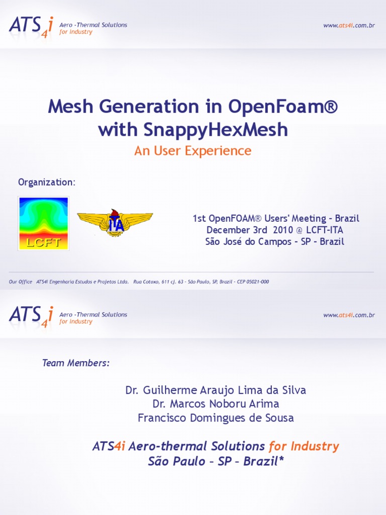 Openfoam Model Snappyhexmesh Tutorial | PDF | Computing | Areas Of Computer Science