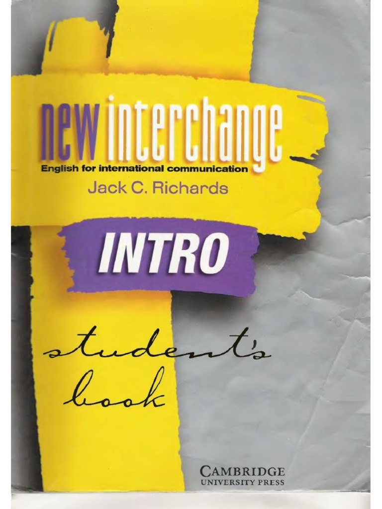 New Interchange Intro Student Book | PDF