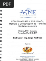 API 650 de 2016 PDF | PDF | Soldadura | Construcción