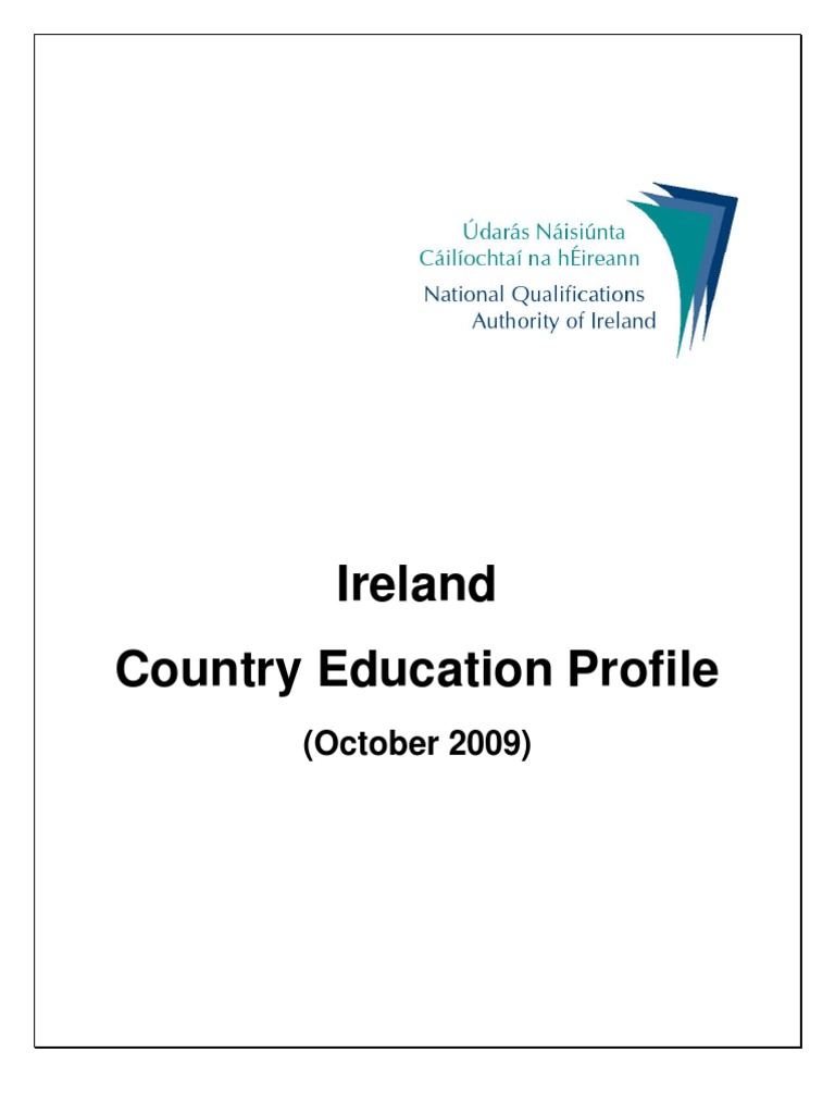 Irish Education System | PDF | Academic Degree | Master's Degree