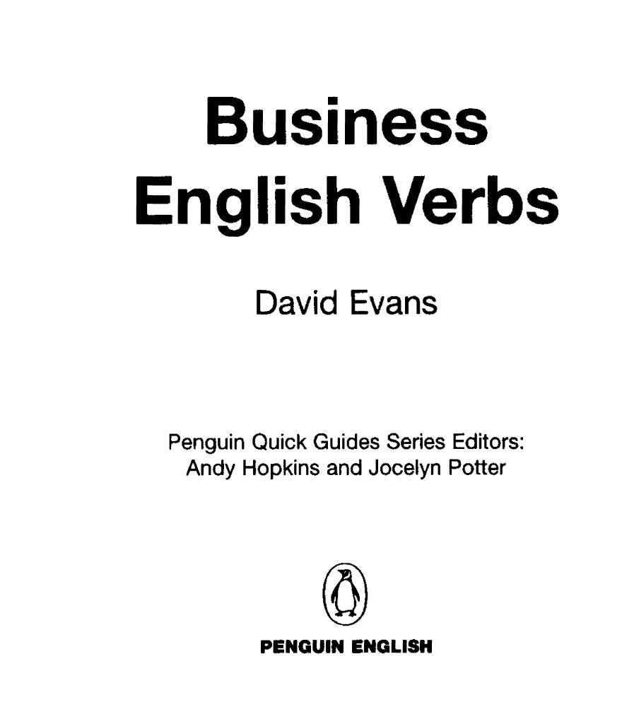 Business English Verbs | PDF