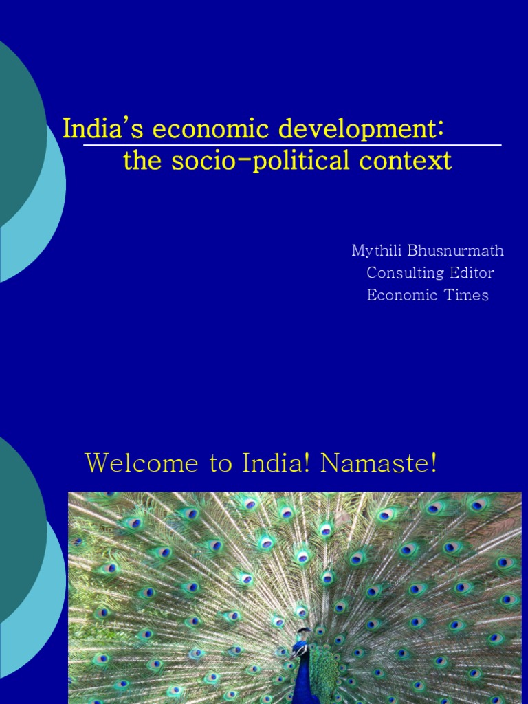 India's Economic Development: The Socio-Political Context: Mythili ...