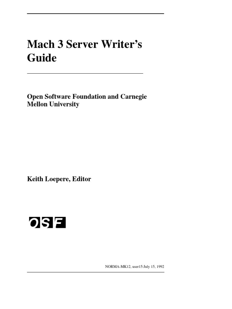 Mach 3 Server Writer's Guide | Download Free PDF | C (Programming ...