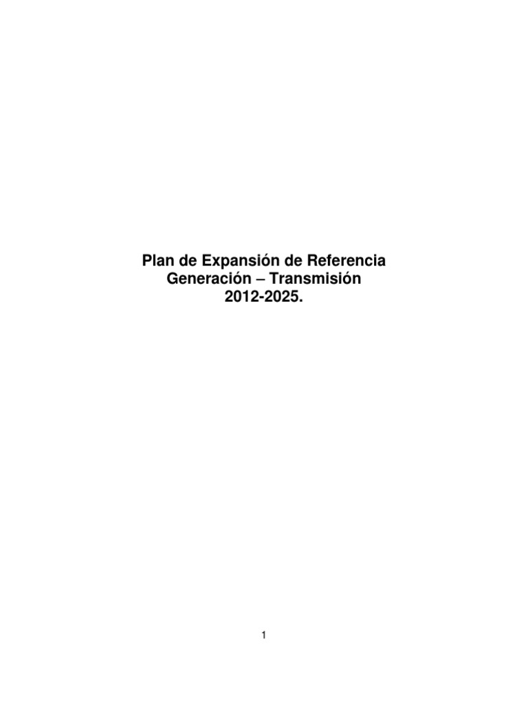 UPME Plan de Expansión 2012-2025 | PDF | Subestacion electrica | Red de ...