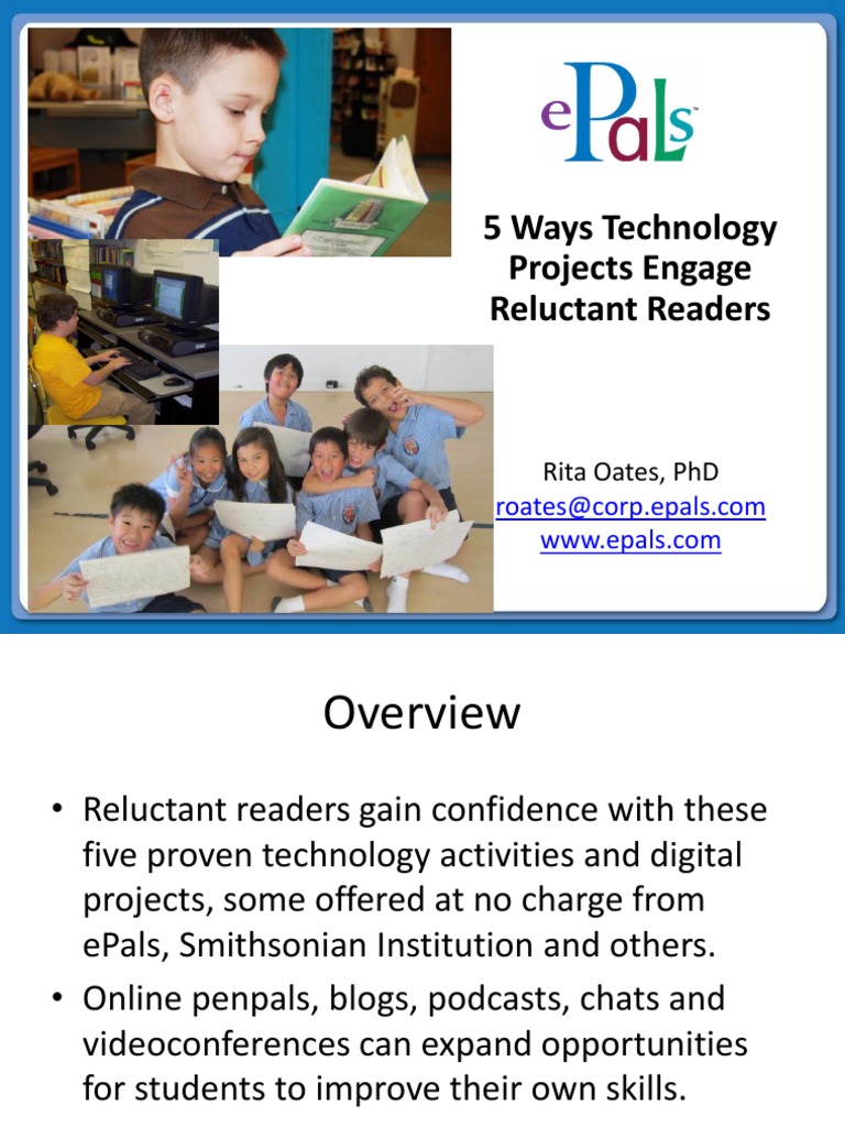 5 Ways Technology Projects Engage Reluctant Readers | PDF | Educational ...