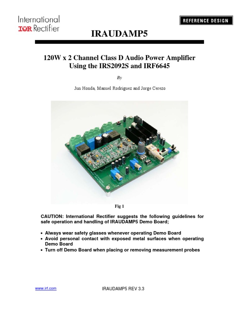 Iraudamp 5 | PDF | Amplifier | Power Supply