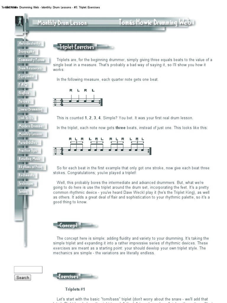 05 - Triplet Exercises | PDF
