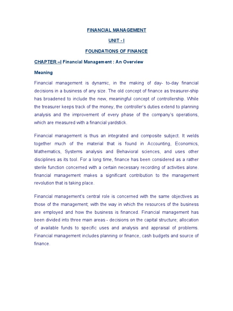 Financial Management | PDF