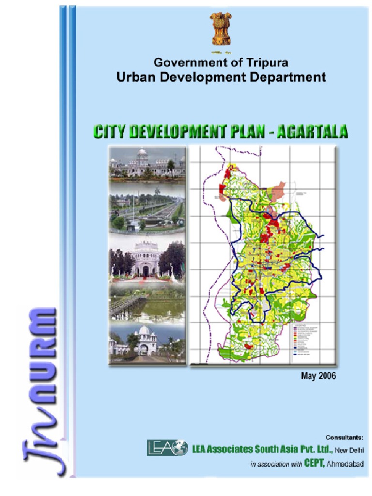 Agartala City Development Plan Overview | PDF | Sanitation | Slum