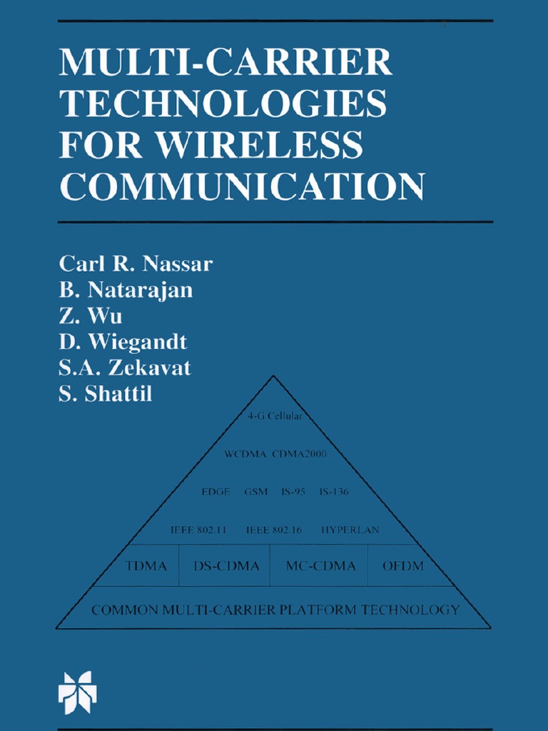 Multi-Carrier Technologies For Wireless Communication | PDF ...