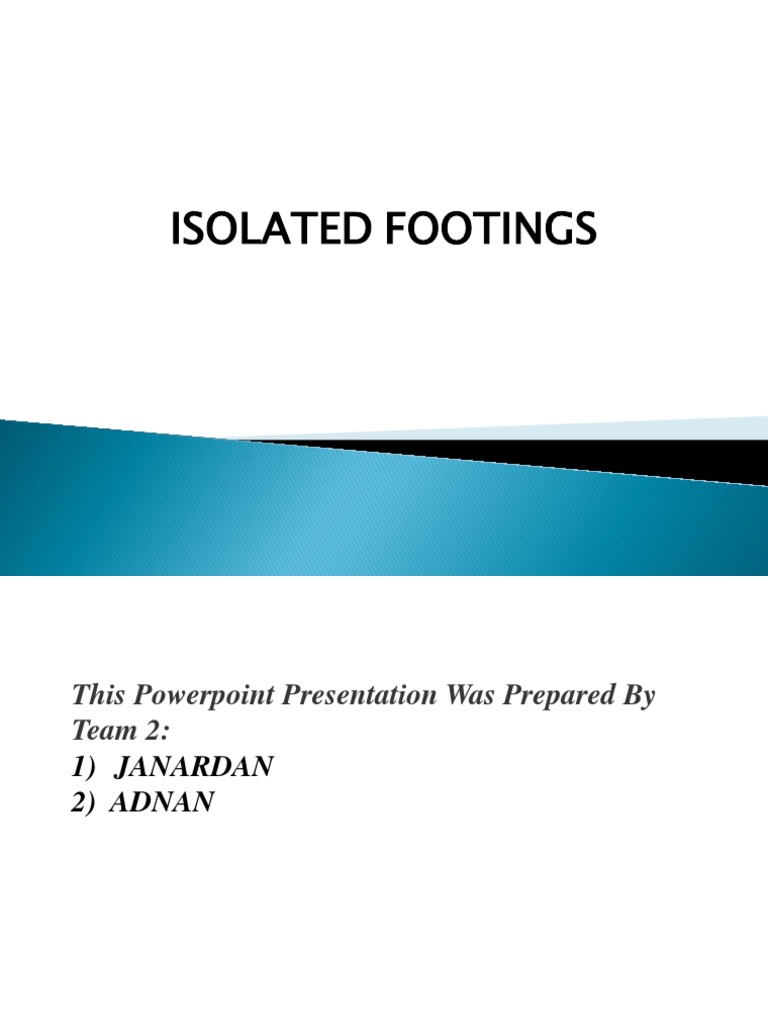Isolated Footing | PDF