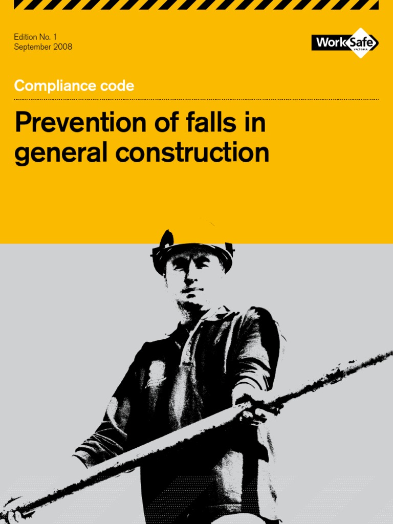 Prevention of Falls in General Construction | PDF | Occupational Safety ...