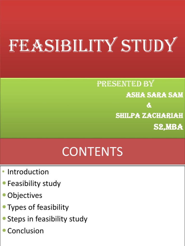 Feasibility Study | PDF | Feasibility Study | Evaluation