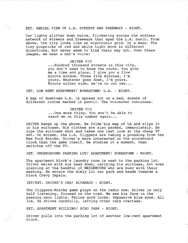 Drive Screenplay | PDF