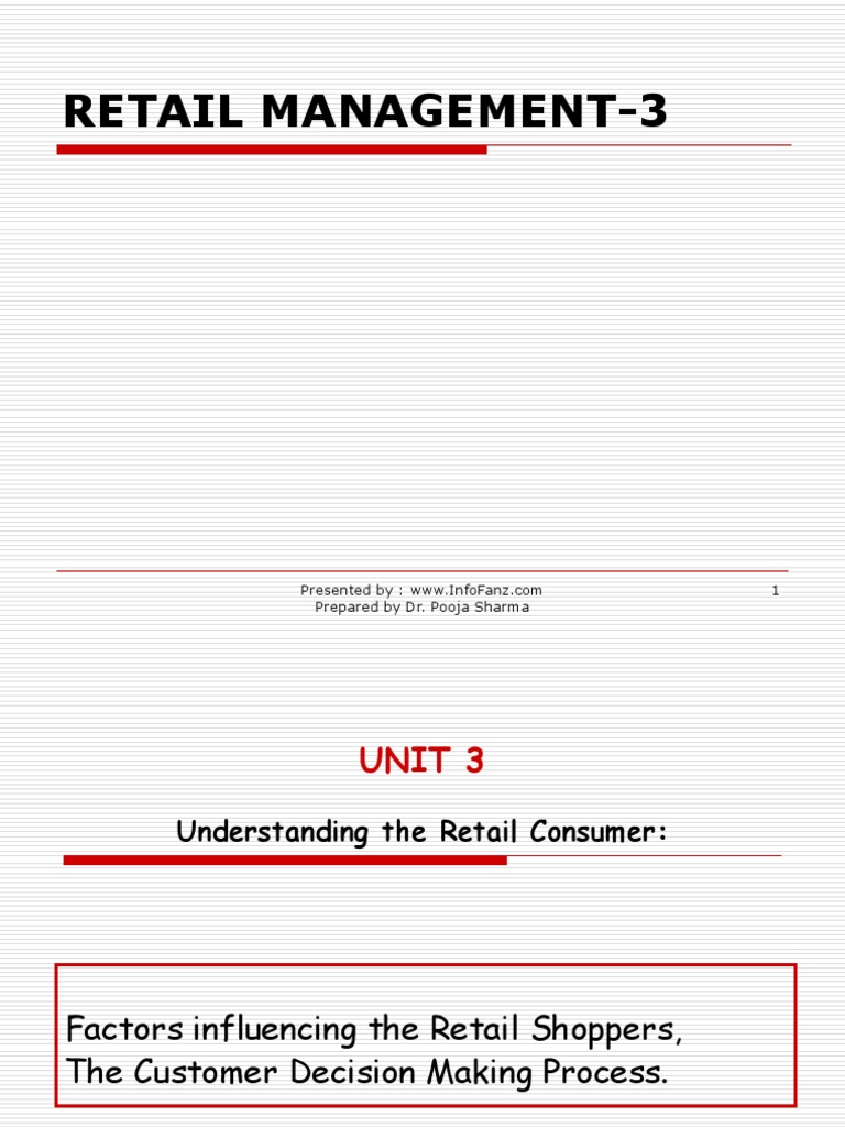 Retail Management | PDF | Consumer Behaviour | Retail