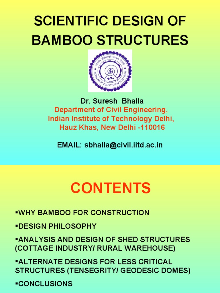 Bamboo Structure | PDF | Pascal (Unit) | Strength Of Materials