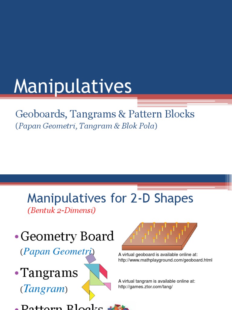 01 Manipulative Geoboard 2012 | PDF | Convex Geometry | Triangle