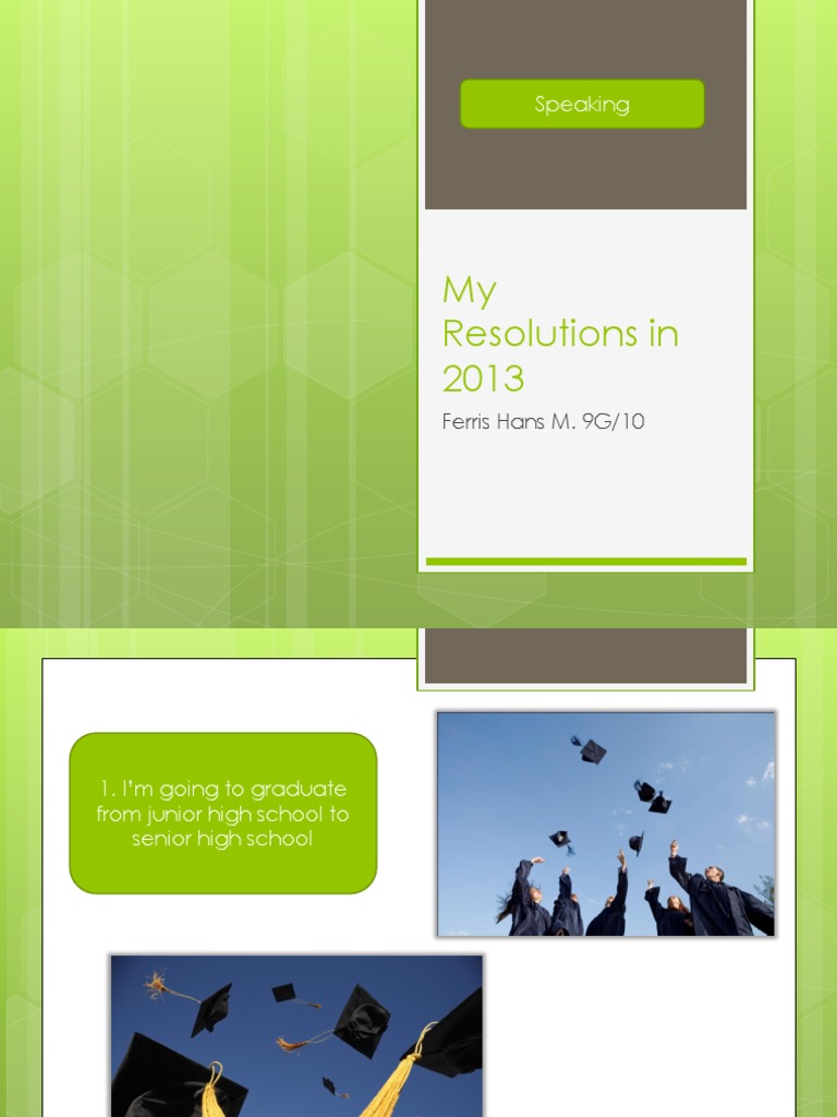 2013 Personal Resolutions List | PDF | Wellness