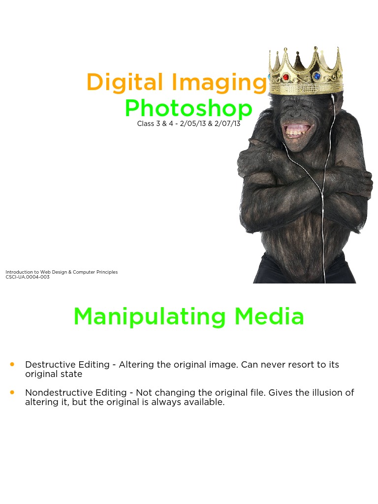 Digital Imaging: Photoshop | PDF | Adobe Photoshop | Digital Signal ...