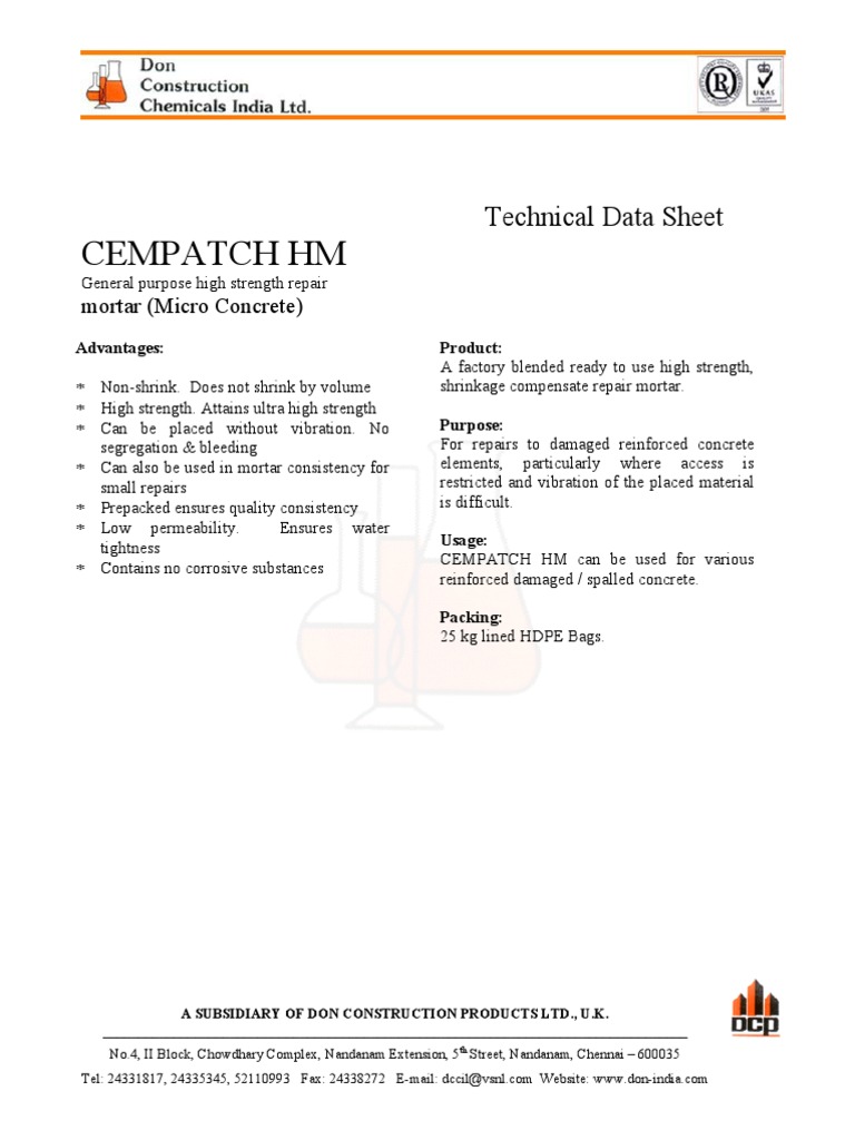 Cempatch HM | Corrosion | Concrete