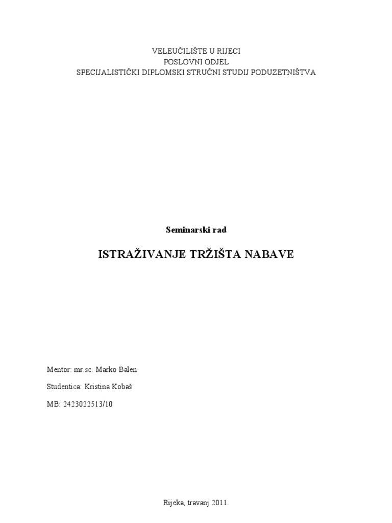NABAVA | PDF