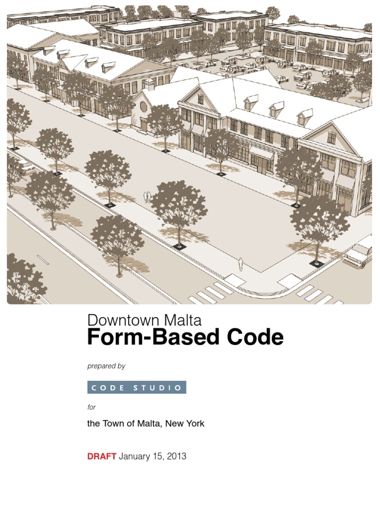 Final Draft of Town of Malta Form Based Code | Land Lot | Zoning