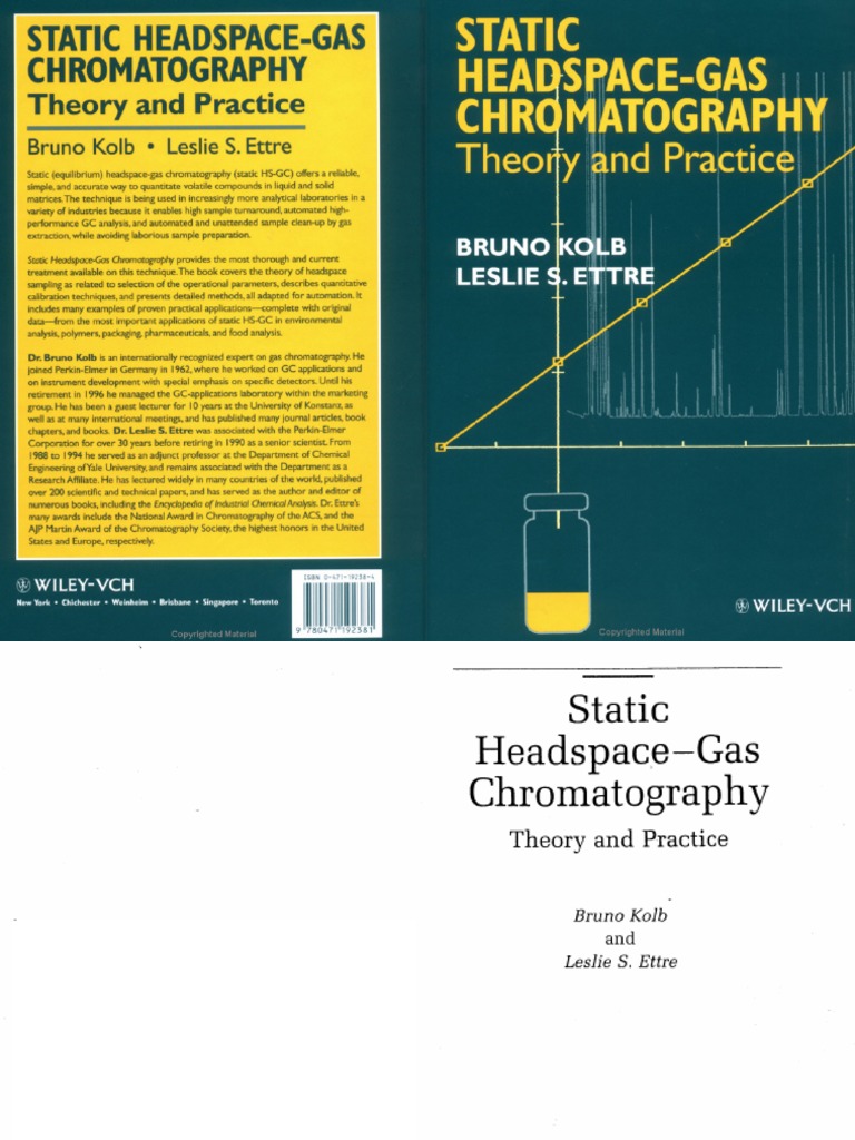 Static Headspace GC Theory and Practice 1997 Ettre Kolb | PDF