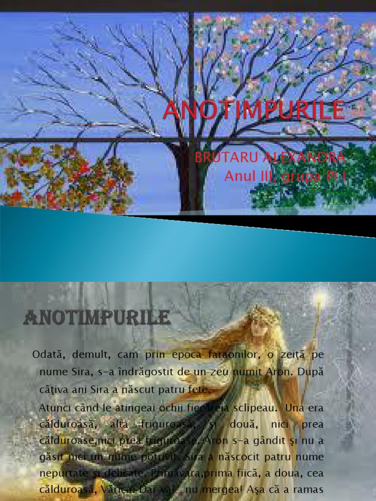 Anotimpurile | PDF
