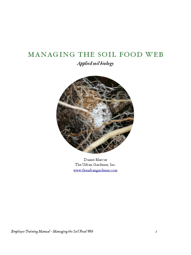 Managing The Soil Food Web | PDF | Fungus | Soil