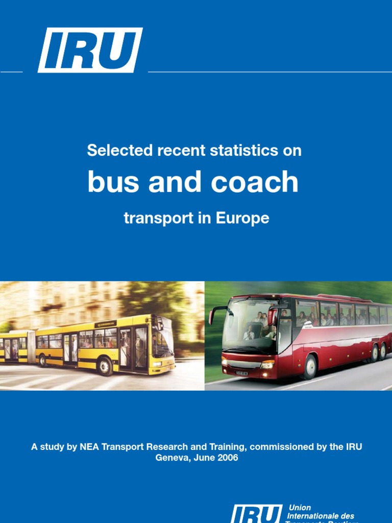Selected recent statistics on bus and coach transport in Europe ...