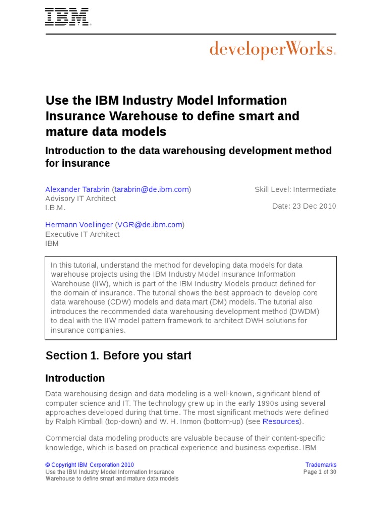 Designing Insurance Datawrehouse | PDF | Conceptual Model | Data Model