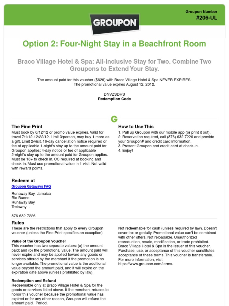 Braco | PDF | Voucher | Fine Print