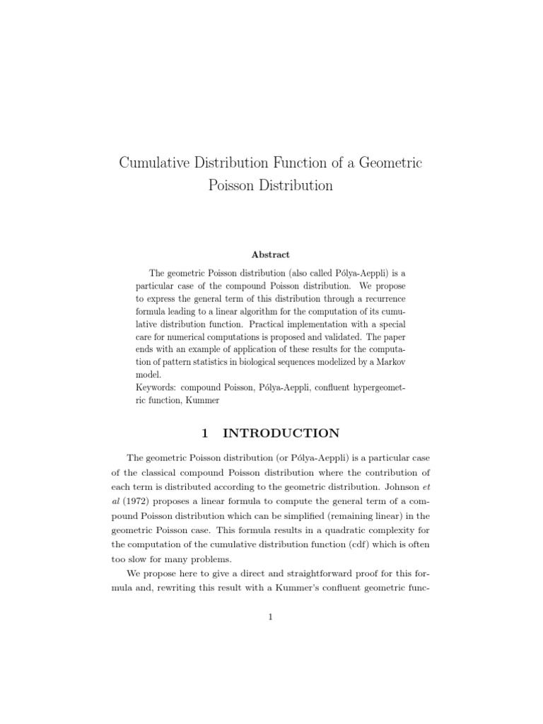Poisson Formula | PDF | Poisson Distribution | Teaching Mathematics