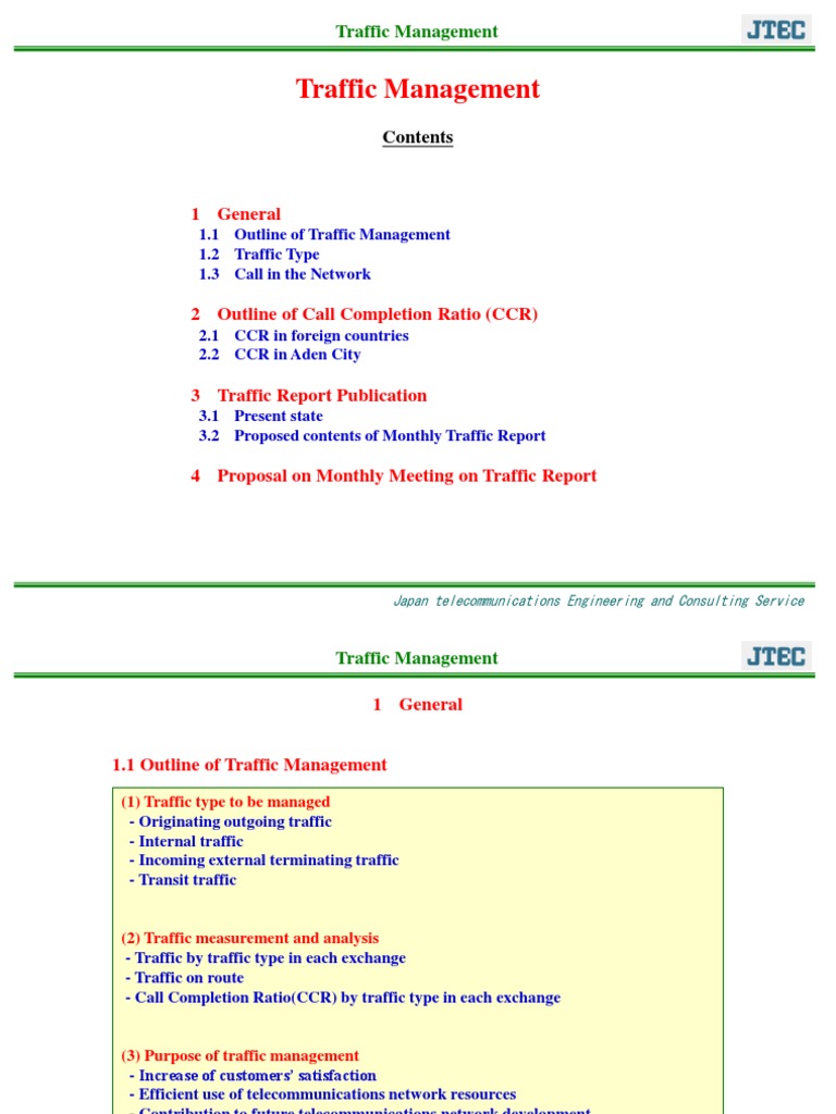 Traffic Control | PDF