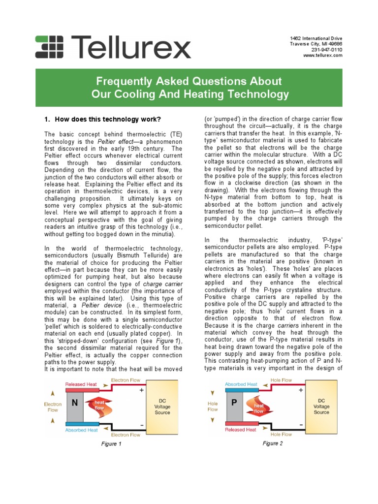 Peltier Faq | PDF | P–N Junction | Air Conditioning