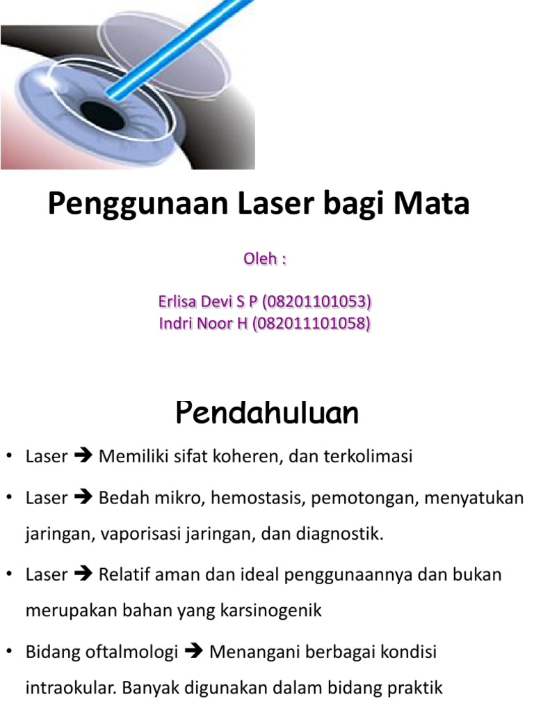 Penggunaan Laser Bagi Mata | PDF