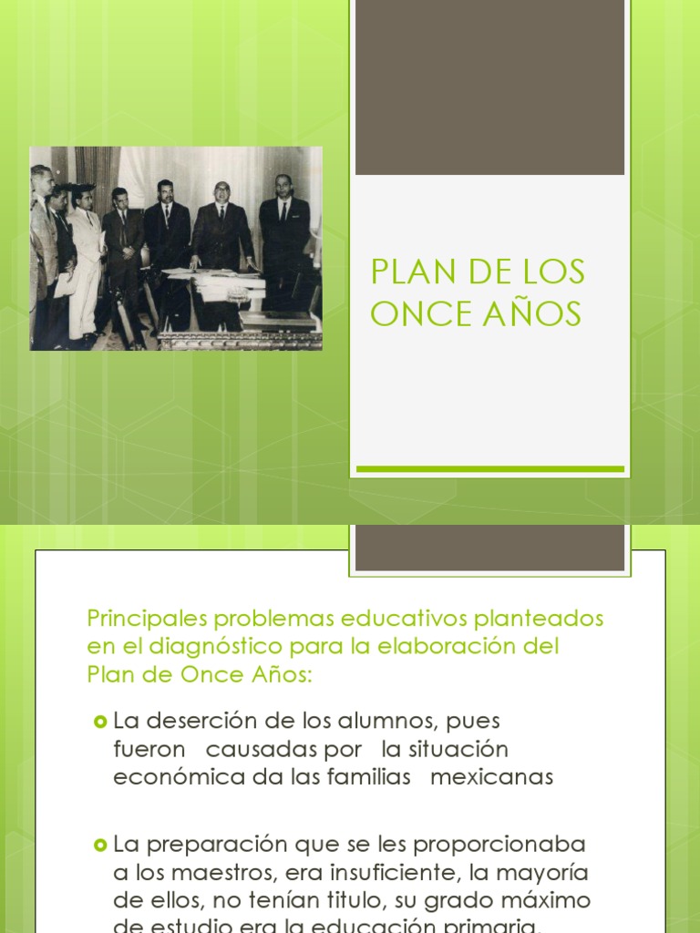 PLAN DE LOS ONCE AÑOS | PDF