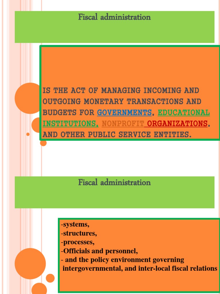 Fiscal Administration | PDF | Public Sphere | Economies