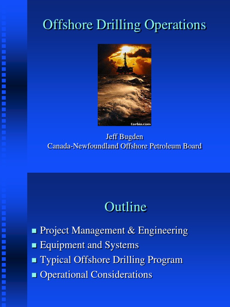 Offshore Drilling Operations Overview | PDF | Oil Well | Casing (Borehole)