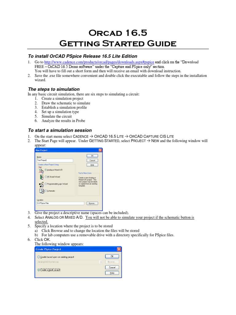 Pspice Tutorial | PDF | Electronic Engineering | Electronics