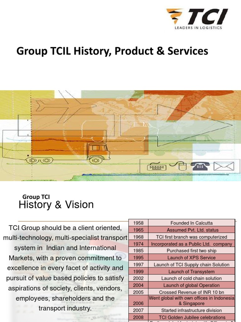 TCI XPS | Cargo | Services (Economics)