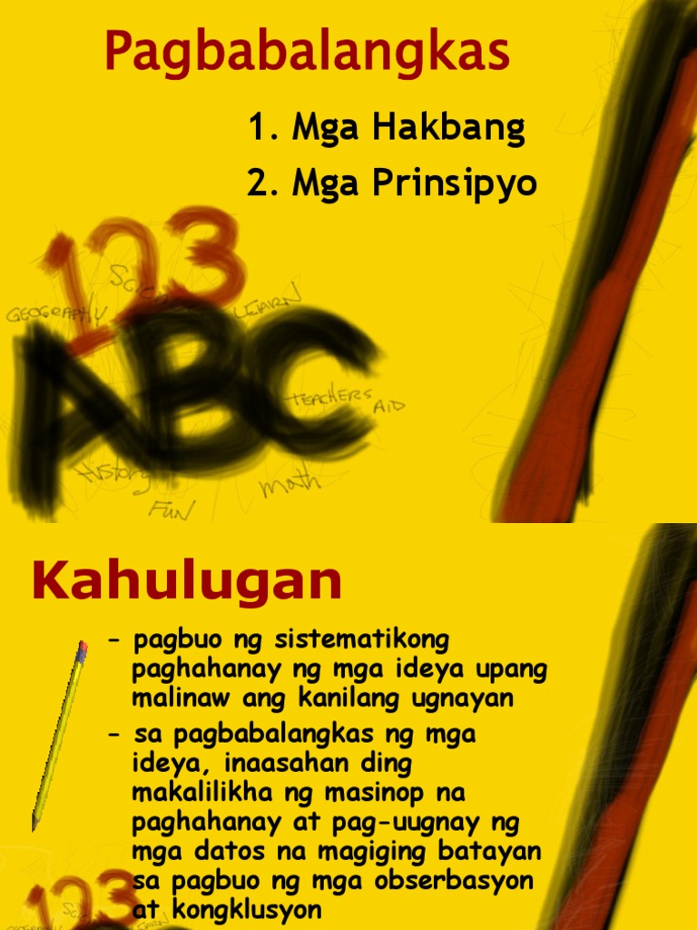 Pagbabalangkas | PDF