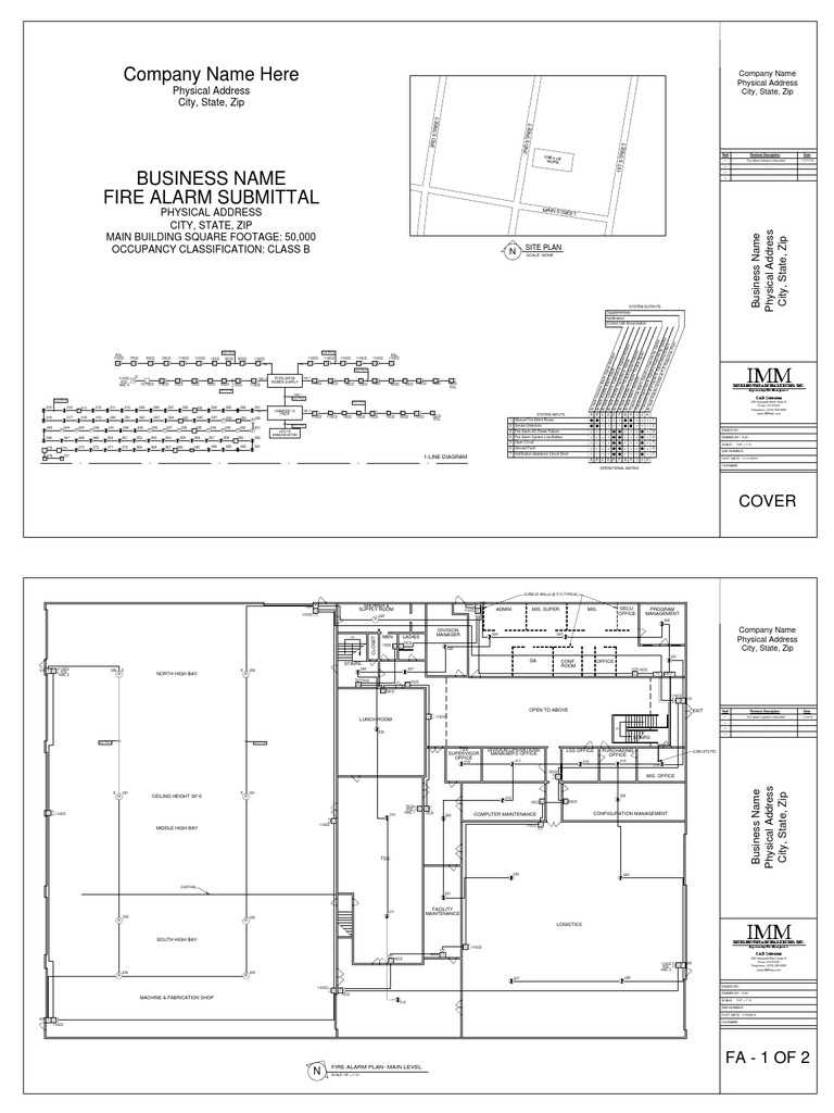Fire Alarm Sample Project | PDF | Building Automation | Safety