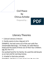 Civil Peace by Chinua Achebe | PDF | English Language | Word