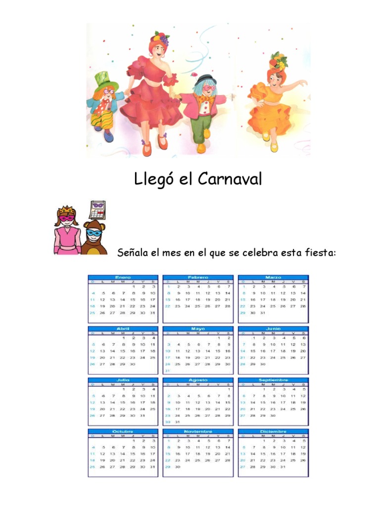 Fichas Carnaval