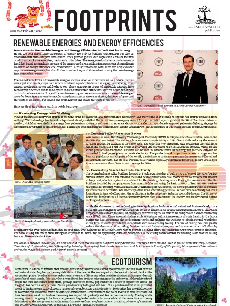 Footprints Issue 003 - Feb 2013 | PDF | Hvac | Mechanical Fan