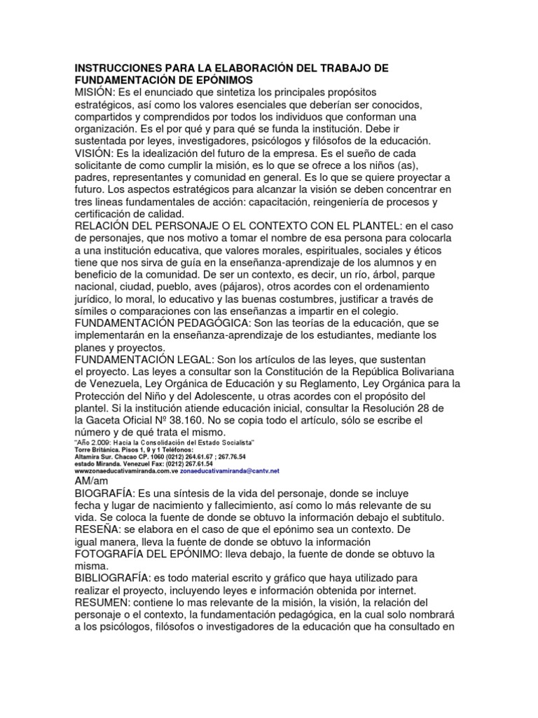 Como Redactar Un Eponimo | PDF | Sicología | Science