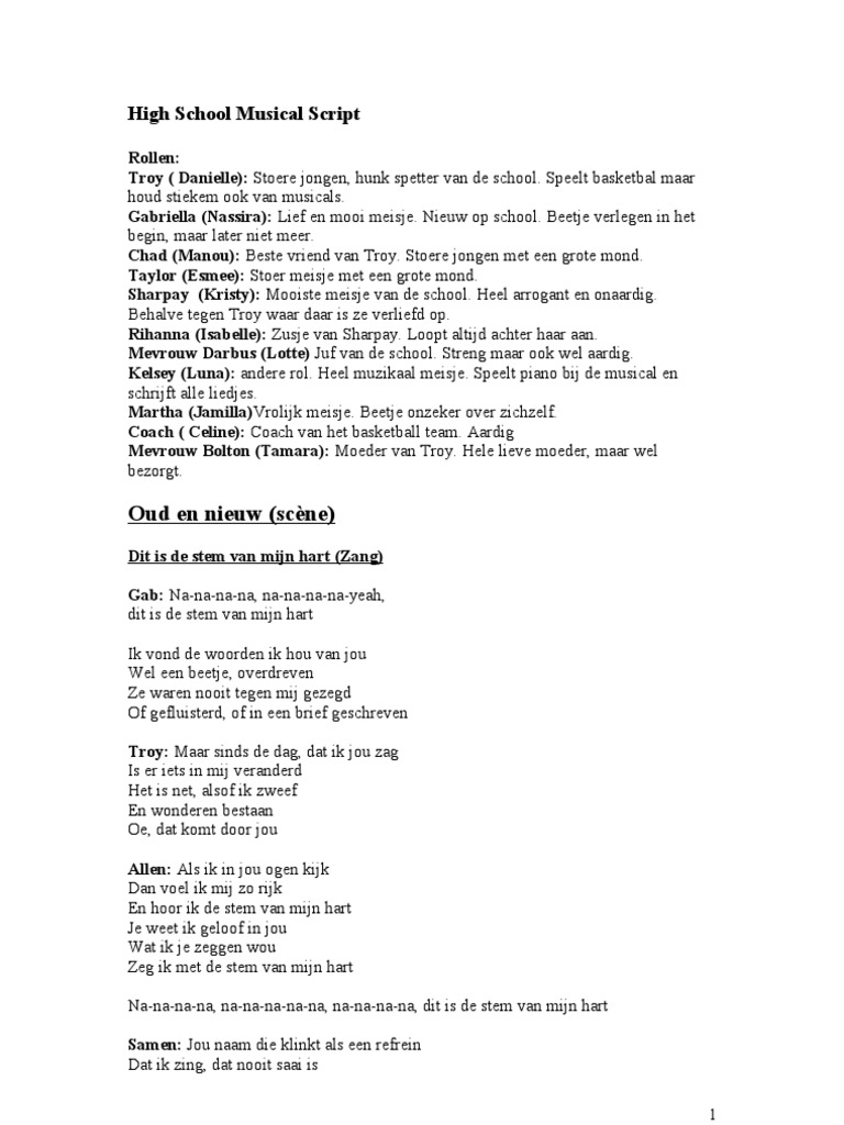 Final Script High School Pier K | PDF