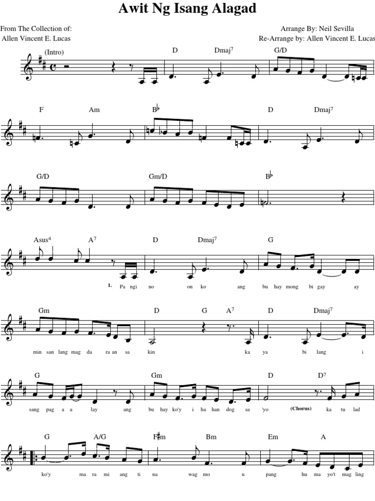 Awit NG Isang Alagad | PDF